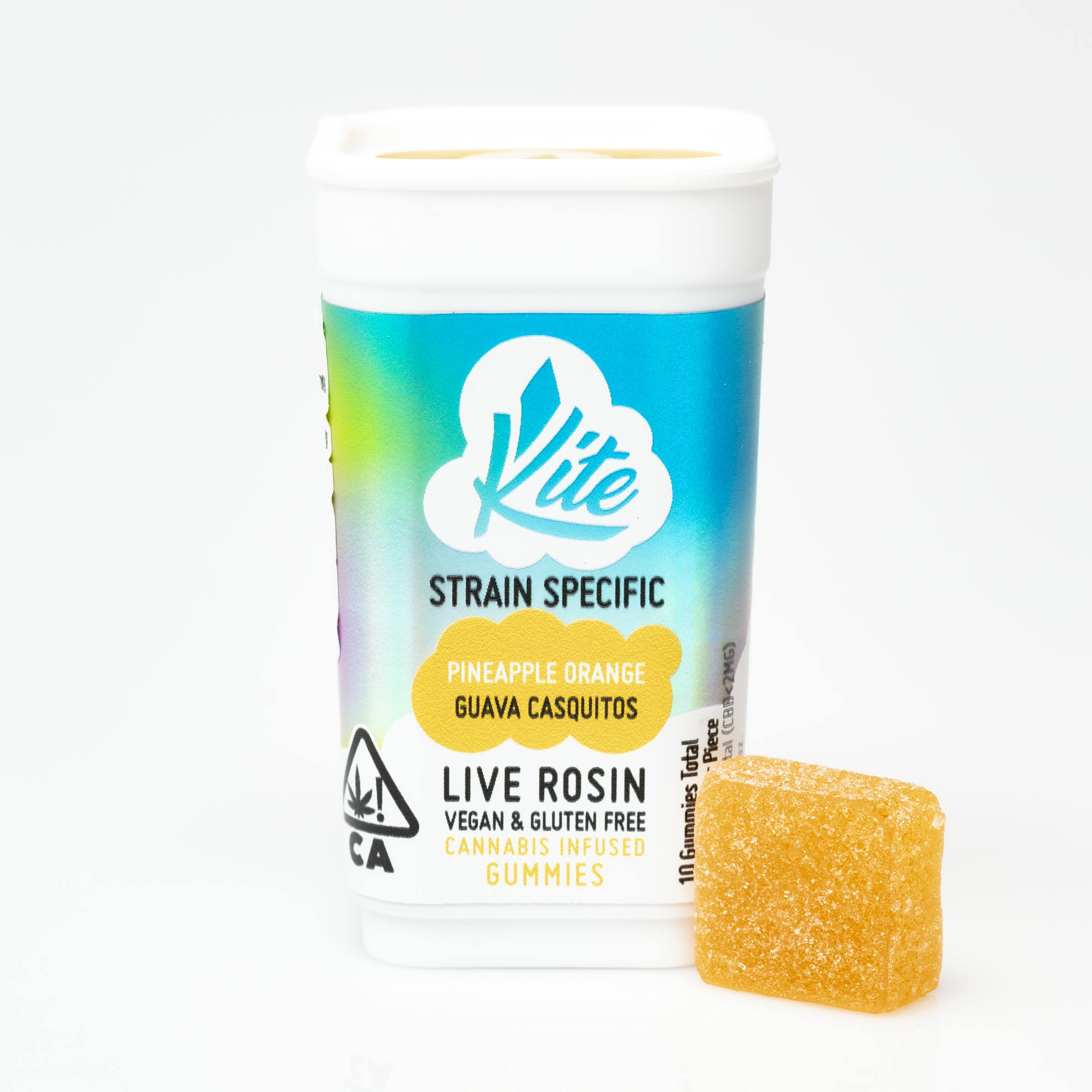 Pineapple Orange Live Rosin Gummies - Kite