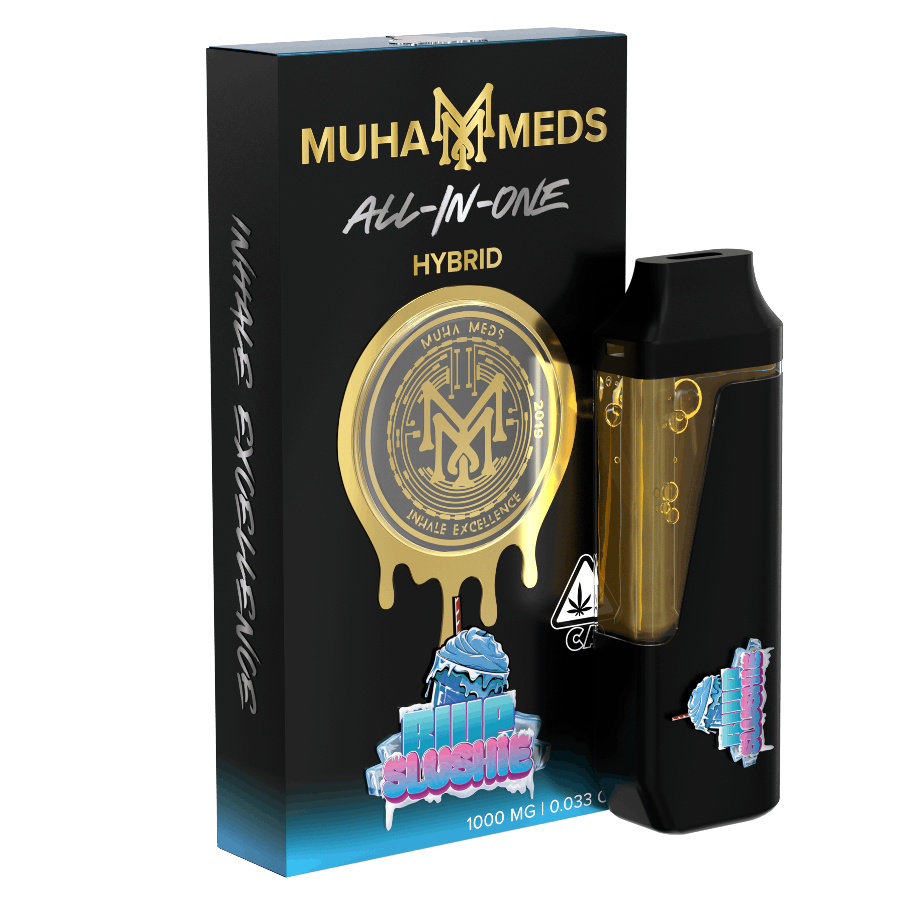 Blue Slushie 1,000mg All in One - Muha Meds Blue Slushie 1,000mg All in One - Muha Meds