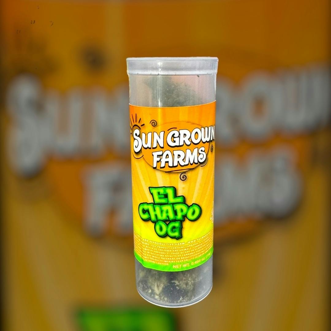 El Chapo OG 14G Sun Grown Farms - Planet Buds Brand