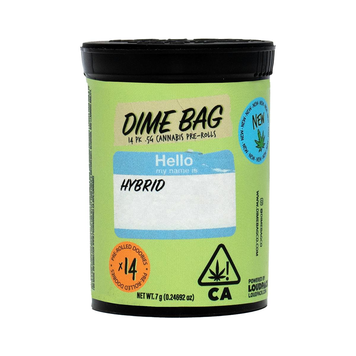 Dime Bag | Apples & Bananas Hybrid 14pk Pre-Rolls (7g) - Dime Bag Dime Bag | Apples & Bananas Hybrid 14pk Pre-Rolls (7g) - Dime Bag