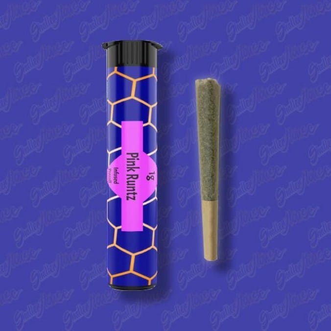 Pink Runtz 1g Infused Preroll - Shatter House Pink Runtz 1g Infused Preroll - Shatter House