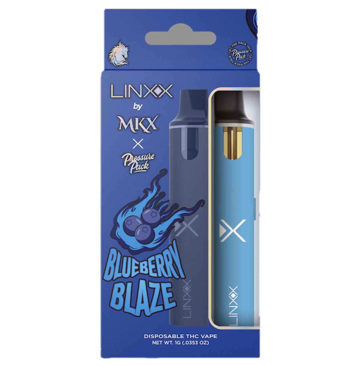 LINXX by MKX & Pressure Pack: 1g Disposable Vape - Blueberry Blaze ...