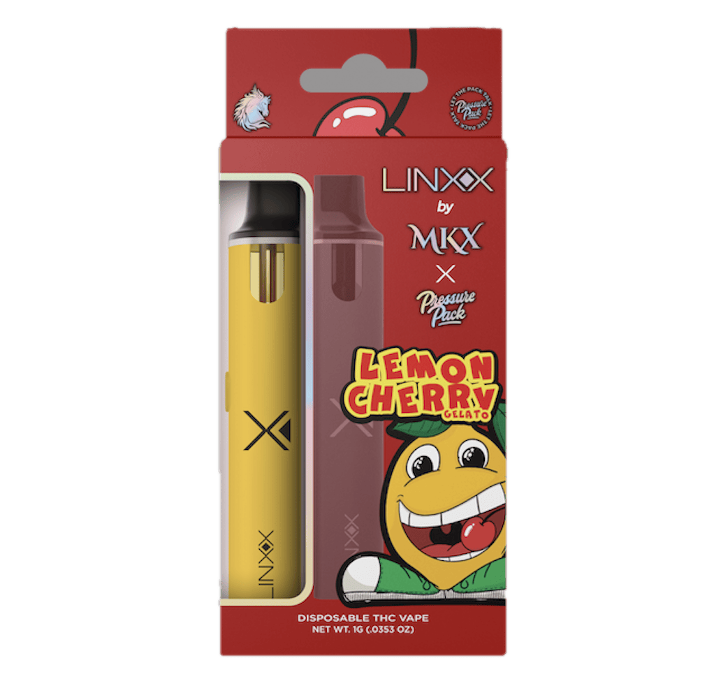 LINXX by MKX & Pressure Pack: 1g Disposable Vape - Lemon Cherry Gelato ...