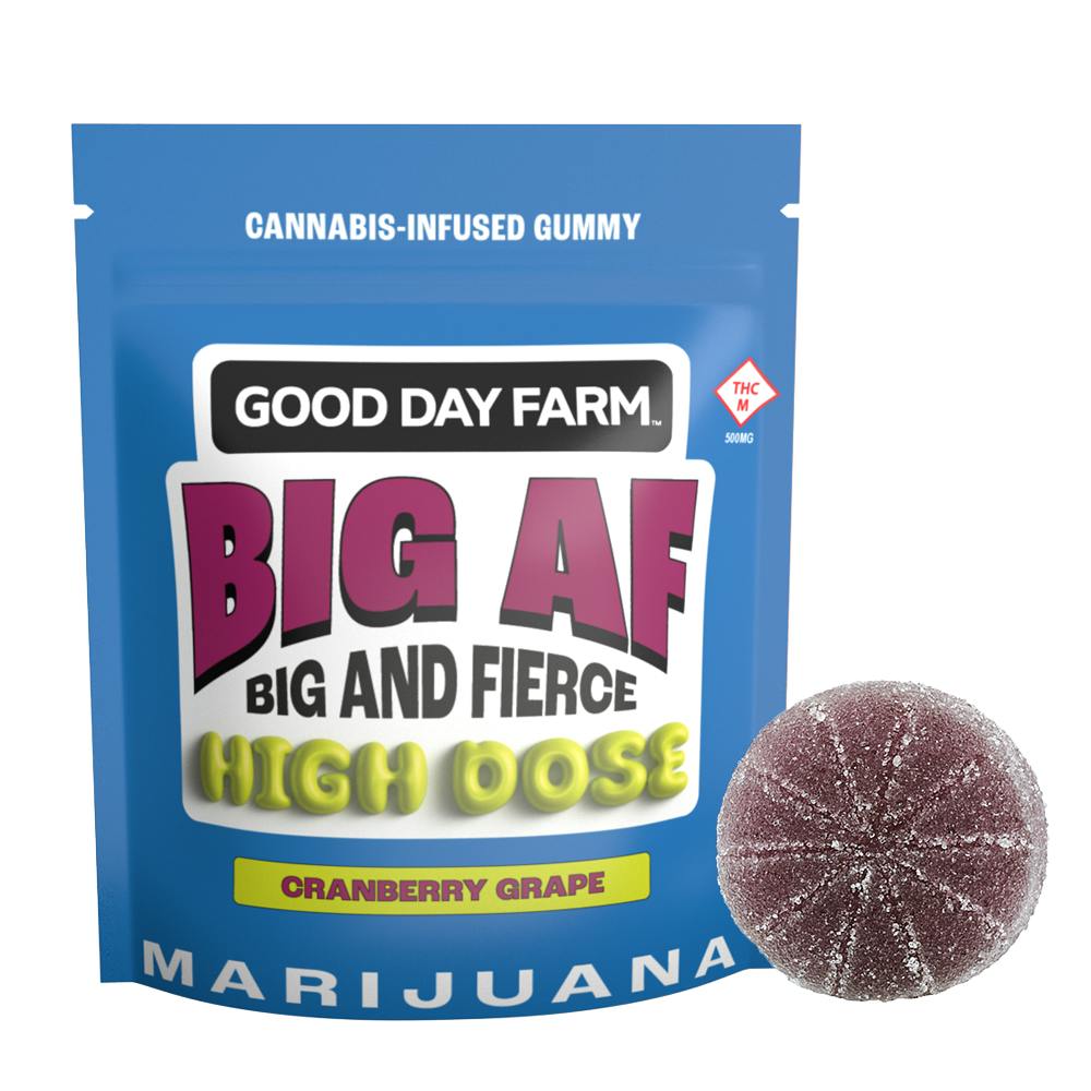 GDF: Big AF Gummies | Cranberry Grape | 1pk | 500mg - Flora Farms ...