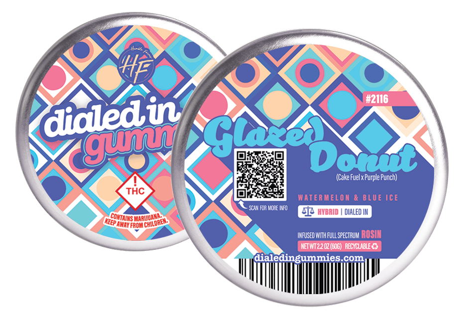 Glazed Donut [Batch #2116] Blue Ice & Watermelon Flavors | 100mg ...