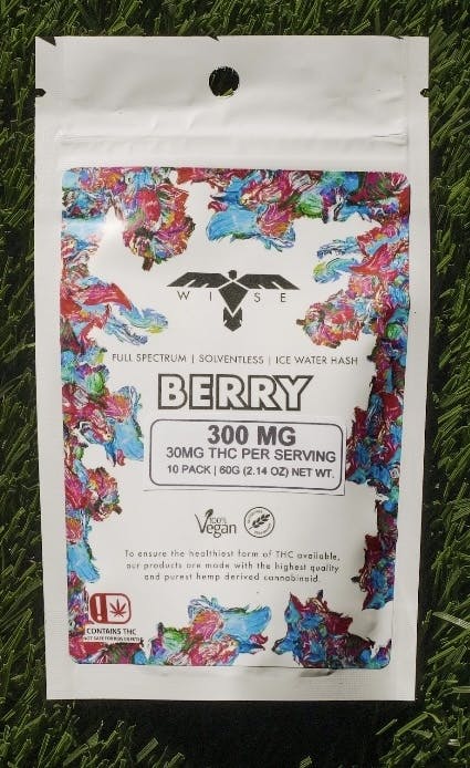 Wise | Berry Live Hash Rosin Gummies | 300mg - Wise