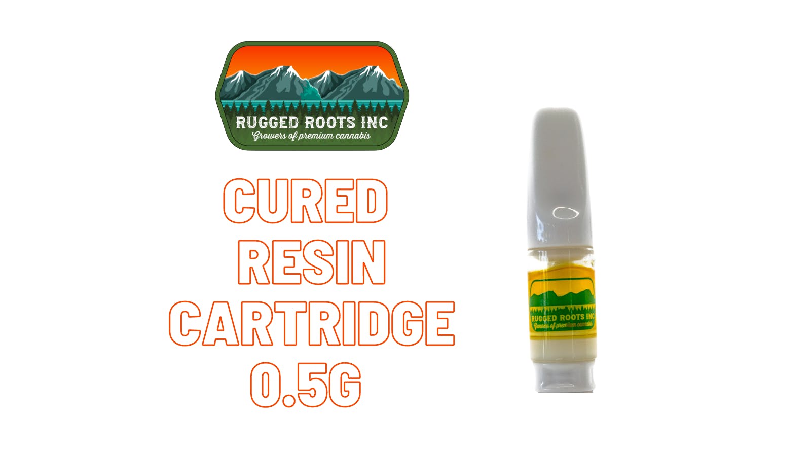 Rugged Roots | Cured Resin Permanent Marker Cartridge 0.5g - Rugged Roots