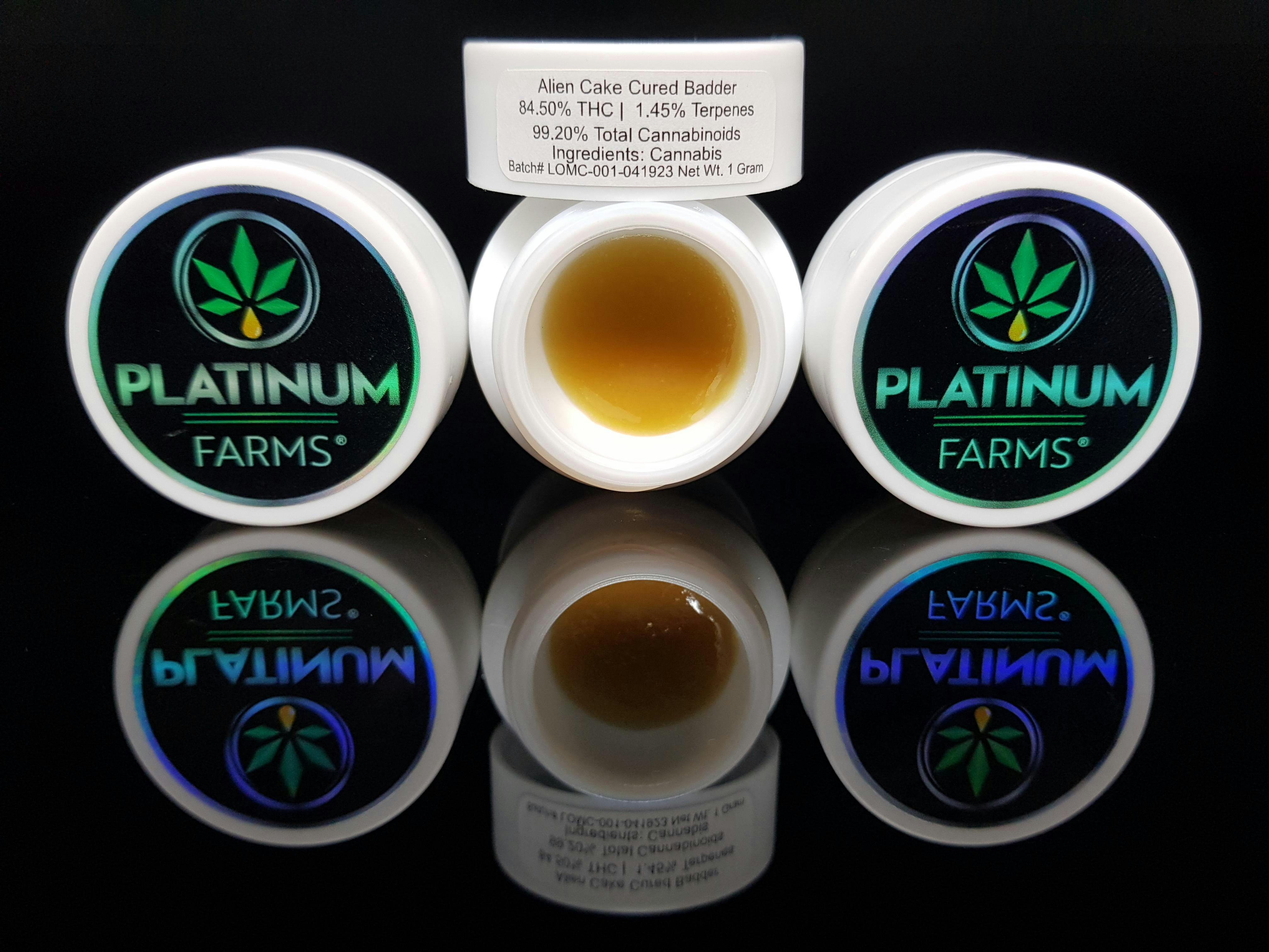 B.H.O. - Alien Cake - Badder (84.50%) - Platinum Farms