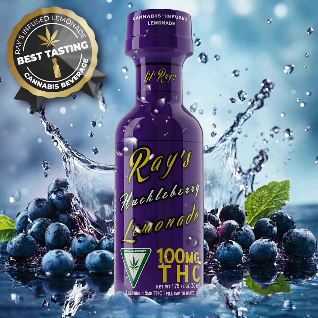 Ray's Lemonade | Lil' Ray's | Huckleberry | 100mg THC - Ray's Lemonade