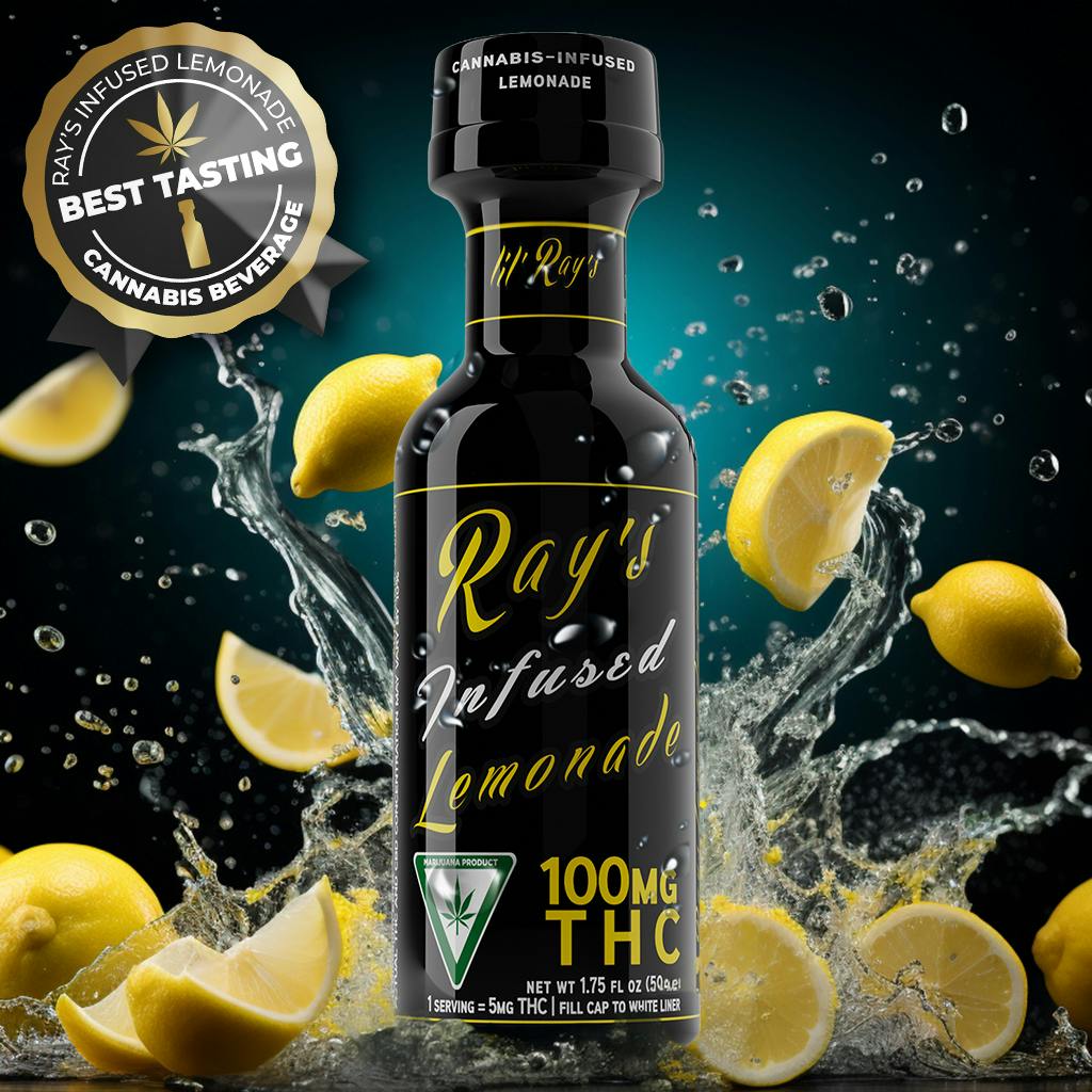 Original lil' Ray's 100mg THC - Ray's Lemonade