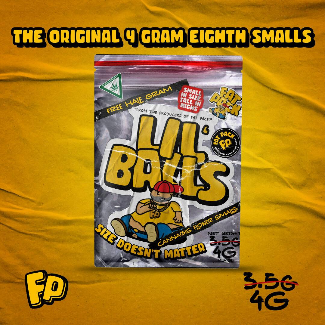 LIL' BALLS: Banana Deep (4G 8TH Smalls Prepack) - Fat Pack