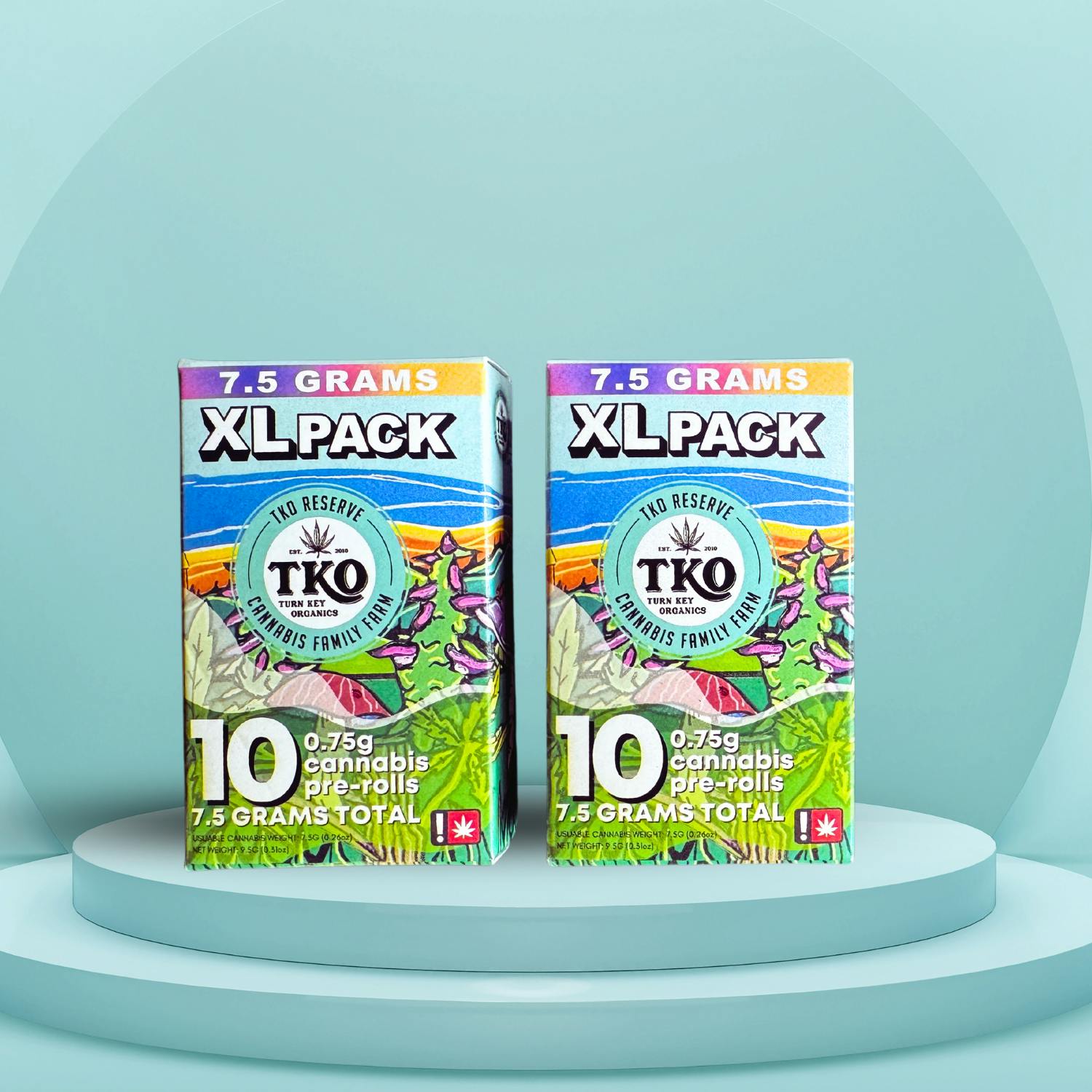 White Runtz XL Pre-Roll Pack (7.5g) 10ct - TKO Reserve