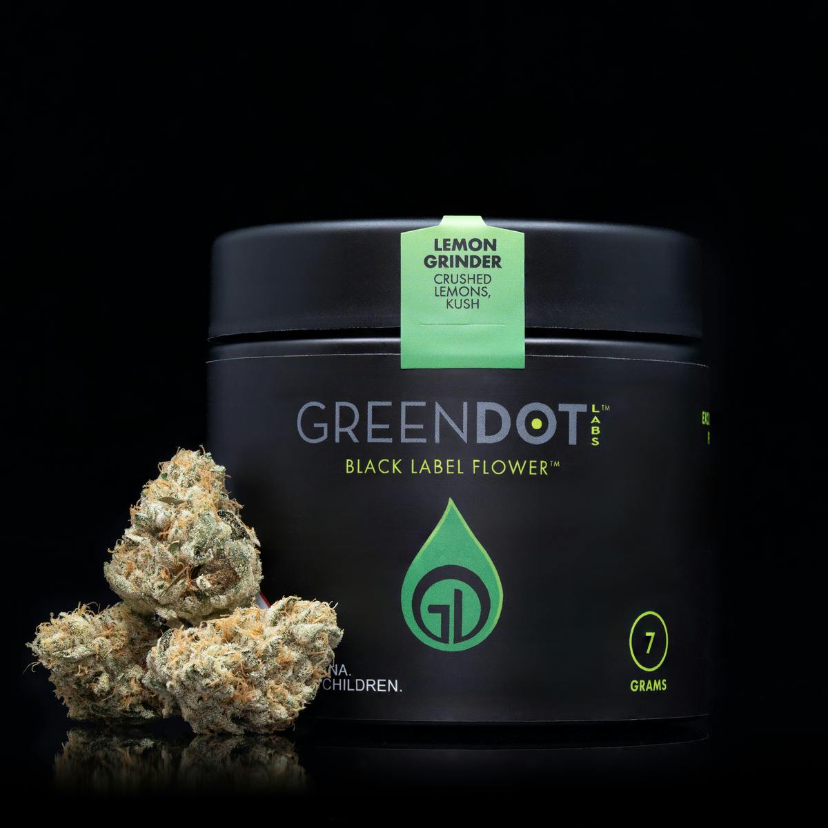 GDL Black Label Flower (7g) | Lemon Grinder - Green Dot Labs GDL Black Label Flower (7g) | Lemon Grinder - Green Dot Labs