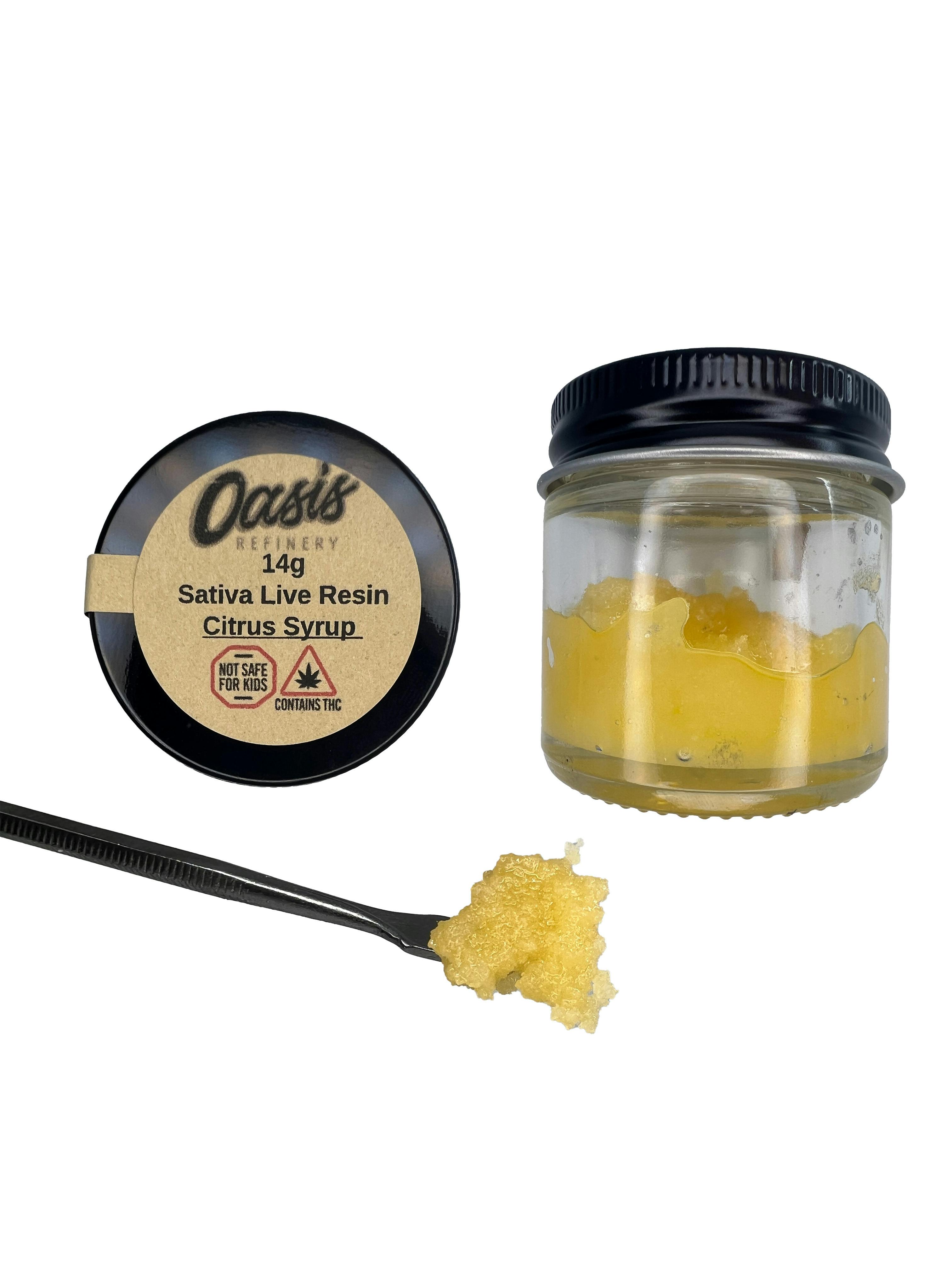 Citrus Syrup Live Resin - Oasis Refinery - Indico