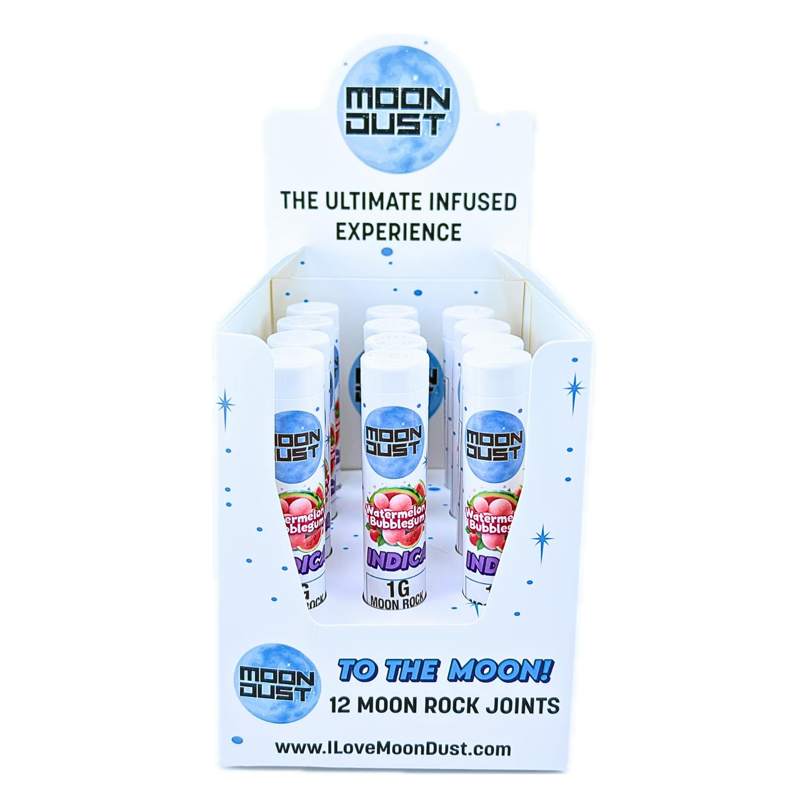 1G INFUSED PREROLL - WATERMELON BUBBLEGUM - MOON DUST