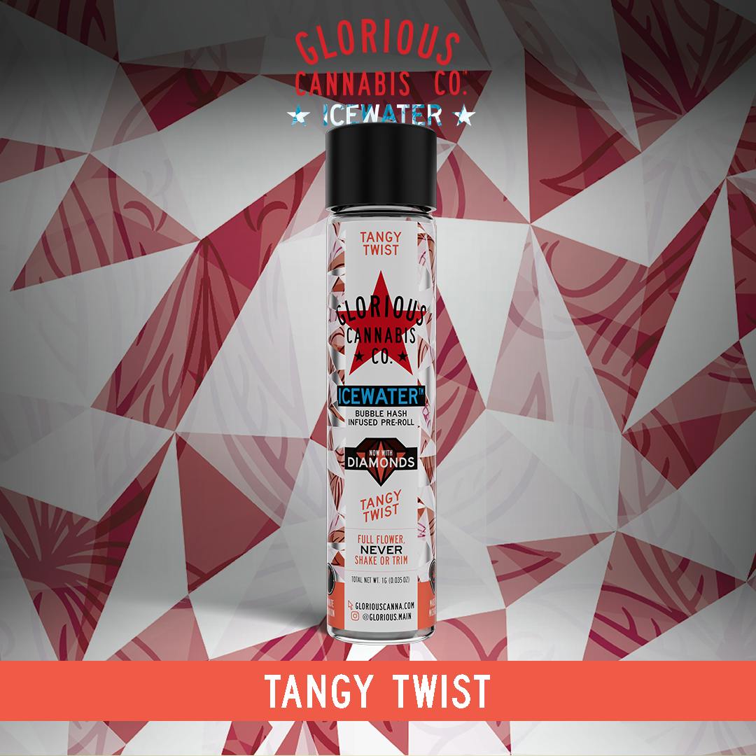 Tangy Twist 1G | Bubble Hash with Diamonds | Glorious Cannabis Co ...