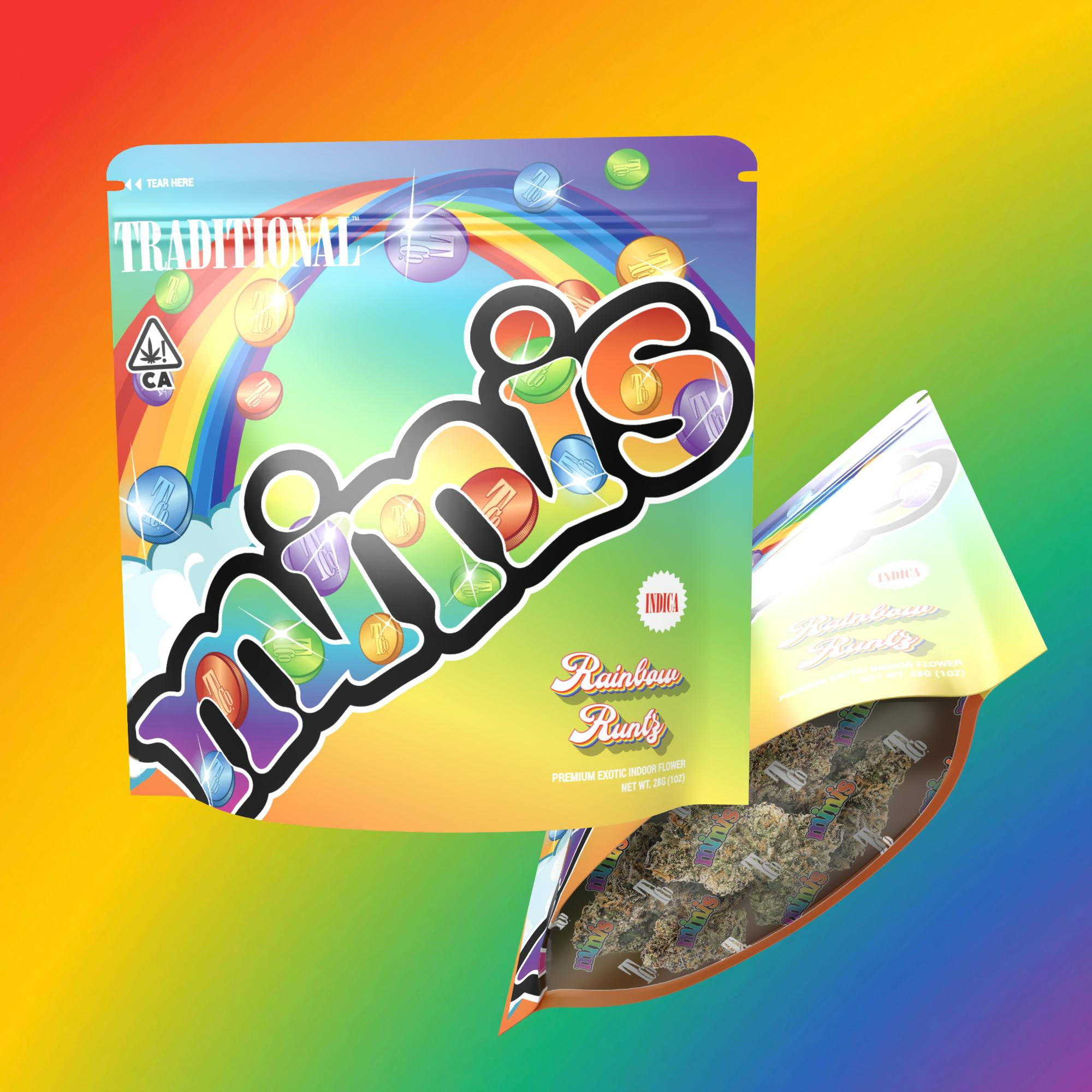 Traditional - Rainbow Runtz Minis 28g - Traditional