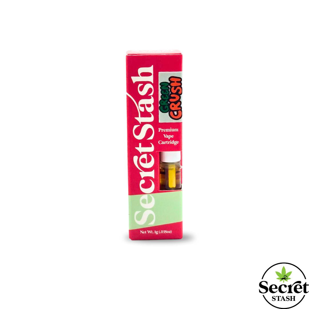 Secret Stash | Distillate Cart | Sativa | Green Crush | 1g - Secret Stash