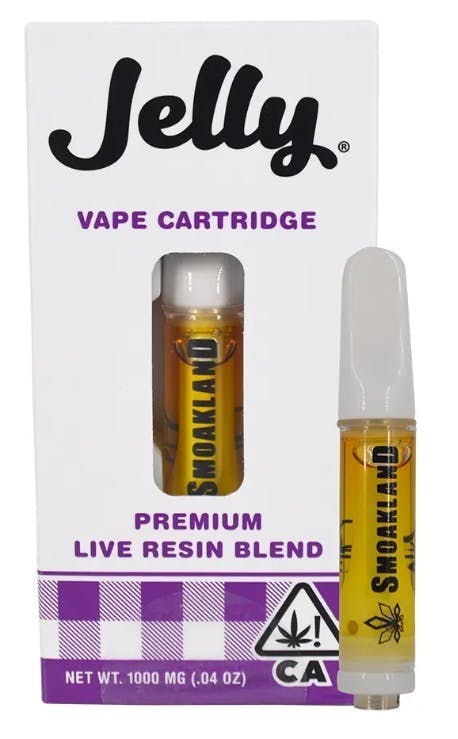 Jelly Vape Cart Live Resin - Headband (H) - 1g - Smoakland