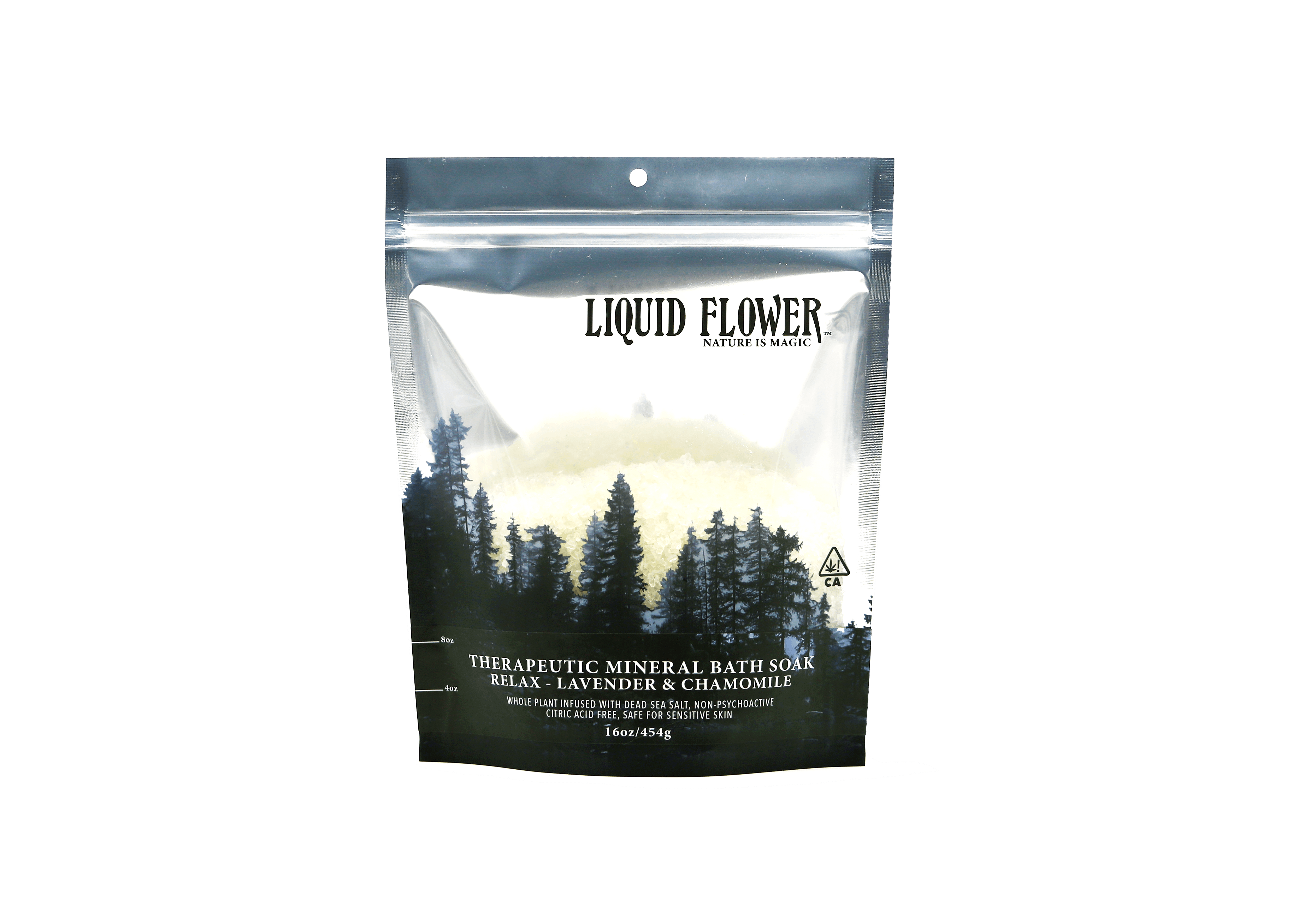 16oz Lavender Mineral Bath Soak - Liquid Flower
