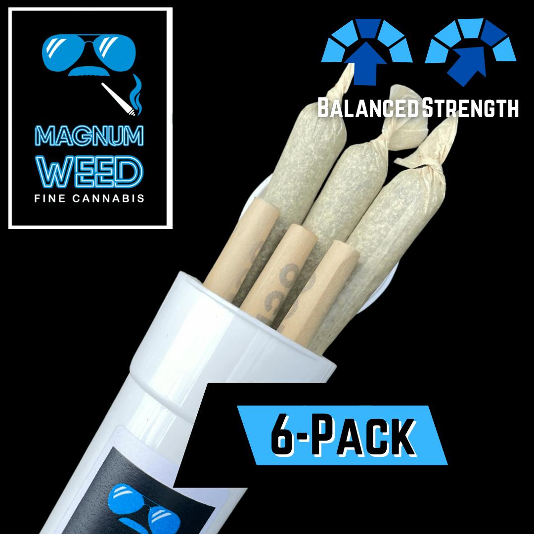 Magnum 6-Pack 4g Prerolls - Magnum Weed