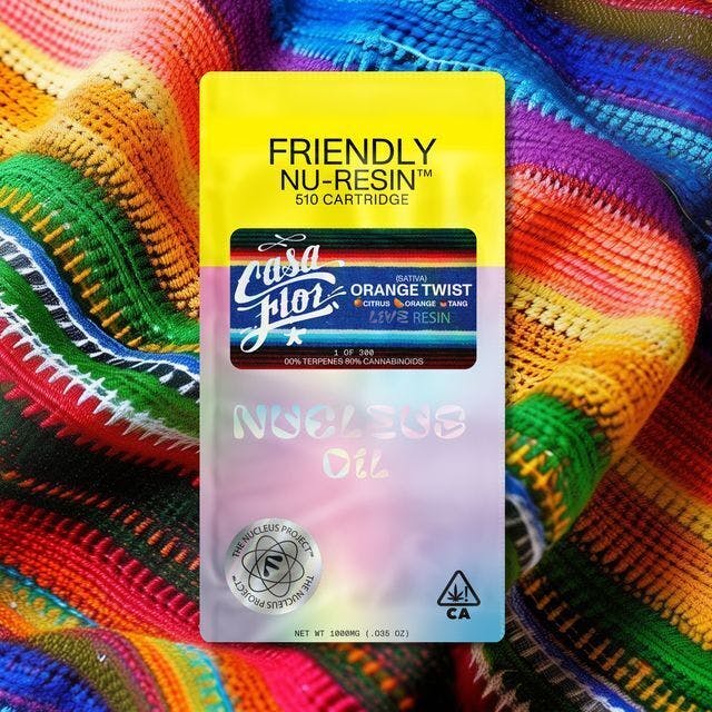 Friendly Brand x Casa Flor - Orange Twist 1g Nucleus Live Resin 510 ...