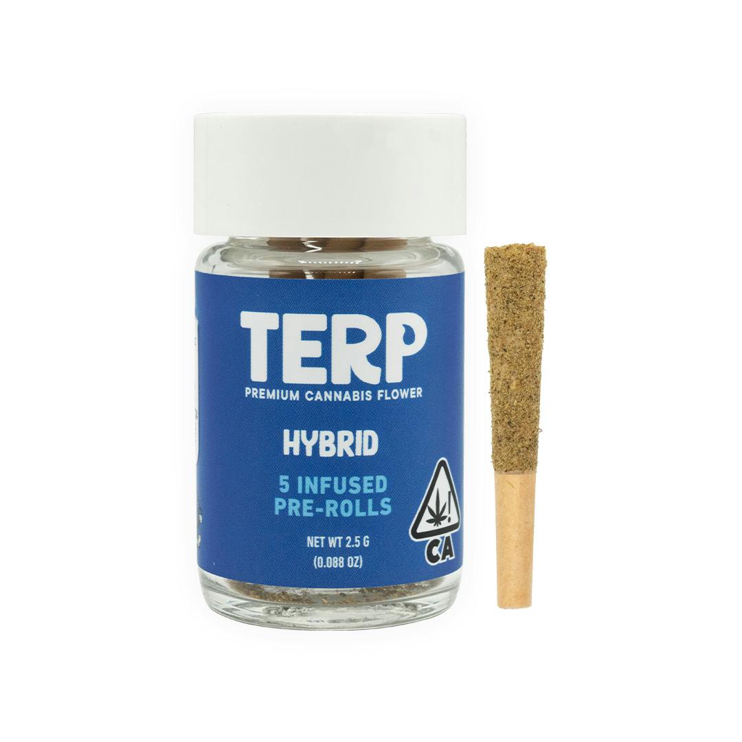 TERP 2.5G 5 Pack Infused Preroll - Animal Cookies - TERP Brand