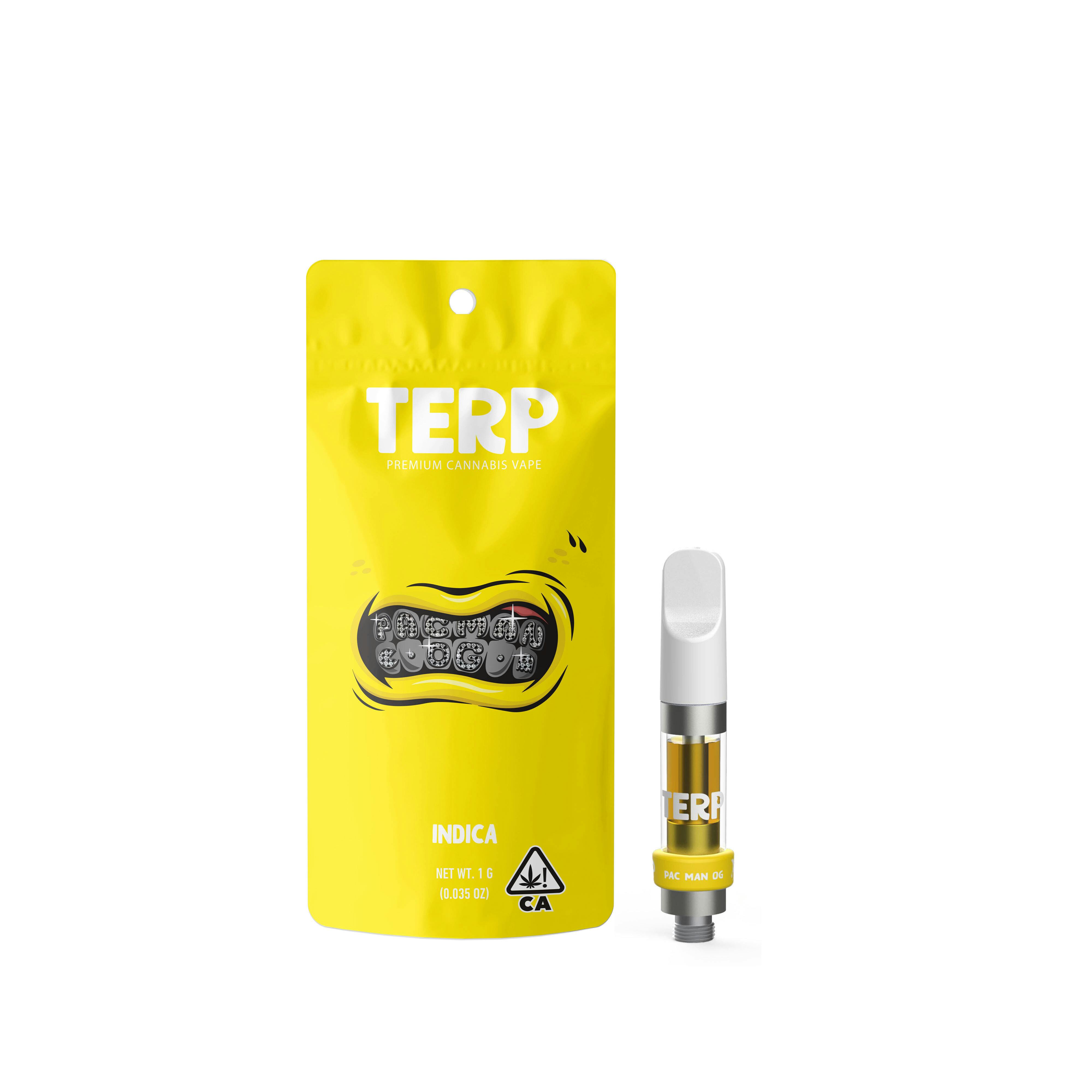 TERP 1G Vape Cart - Pac Man OG - TERP Brand