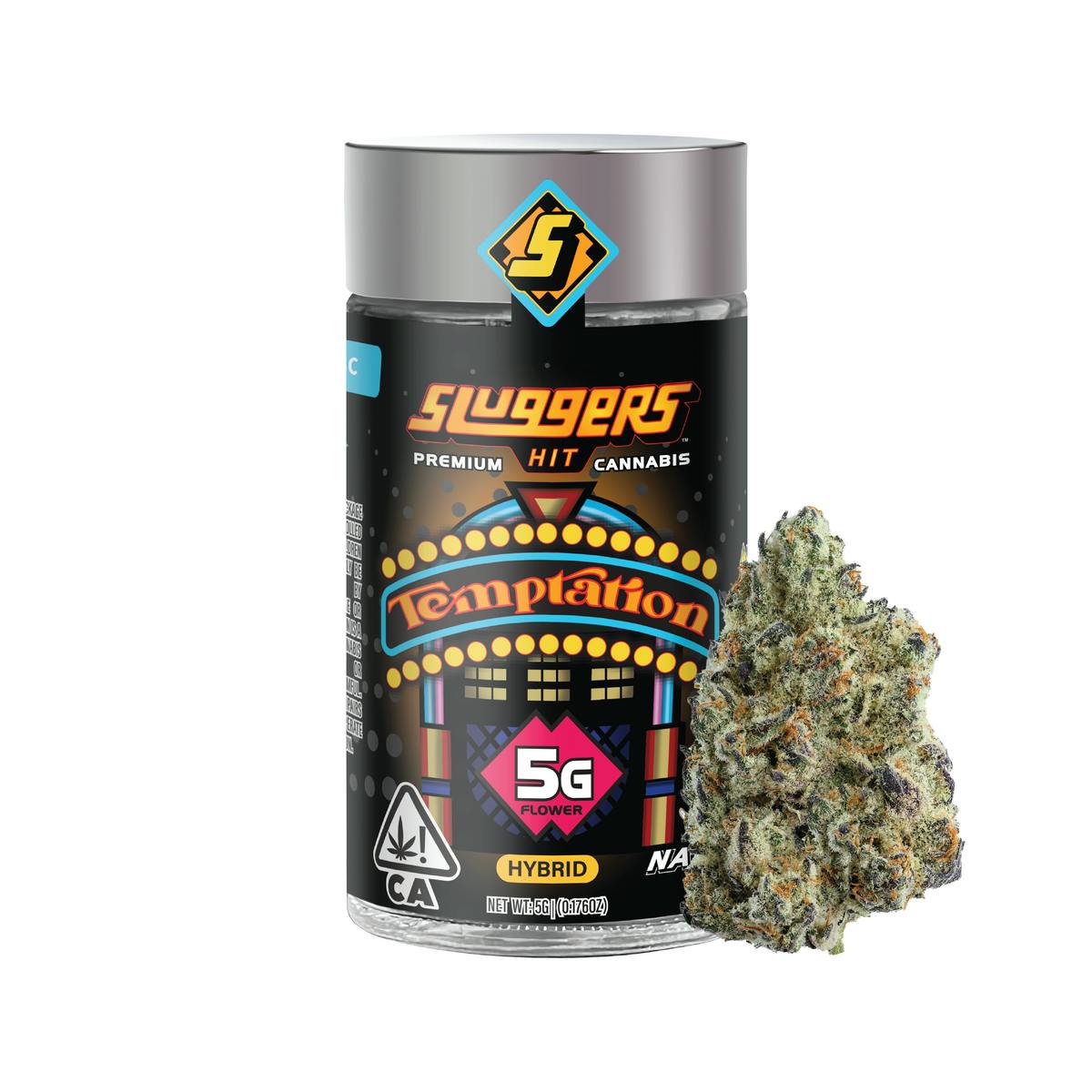 Sluggers - Jarred Flower - 5g - Temptation - Sluggers Hit Sluggers - Jarred Flower - 5g - Temptation - Sluggers Hit