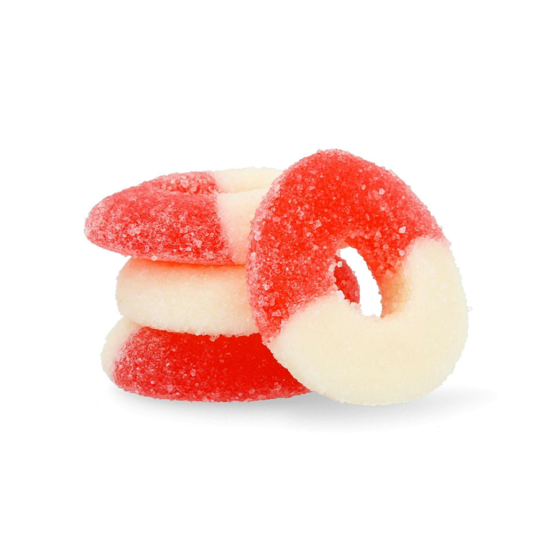 100mg THC Gummies 10pk - Watermelon Rings - LA Native