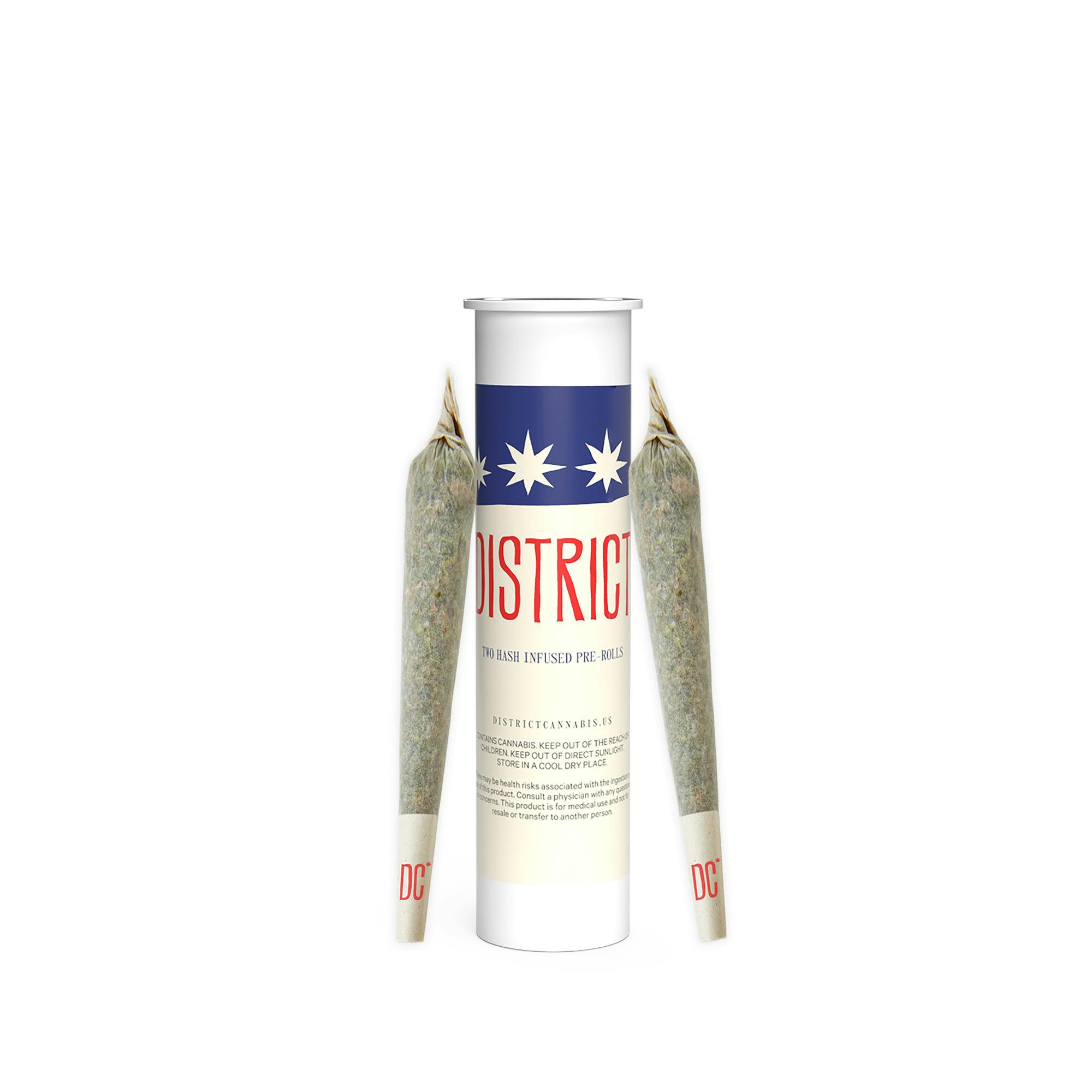 Layer Cake Hash-Infused Pre-Roll Pack 2ct - District Cannabis