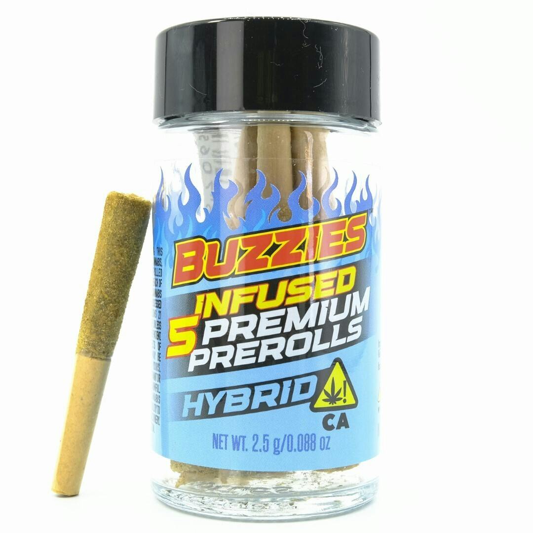 HAPPY HOLIDAZE Hybrid 2.5g 5 Pack Infused Pre-Rolls - Buzzies - Buzzies