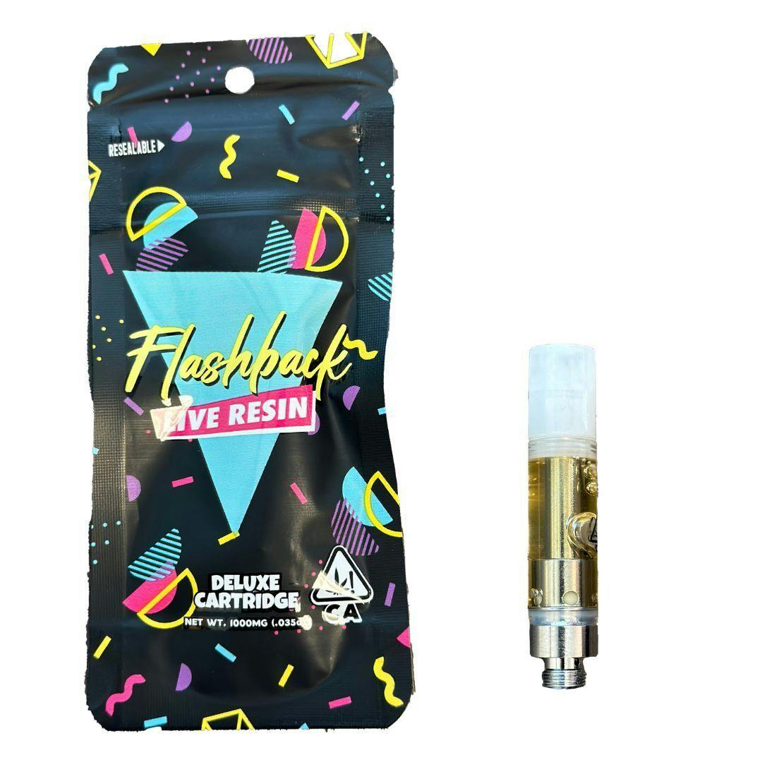 Peach Oz 1g Live Resin Cart - Flashback - Flashback