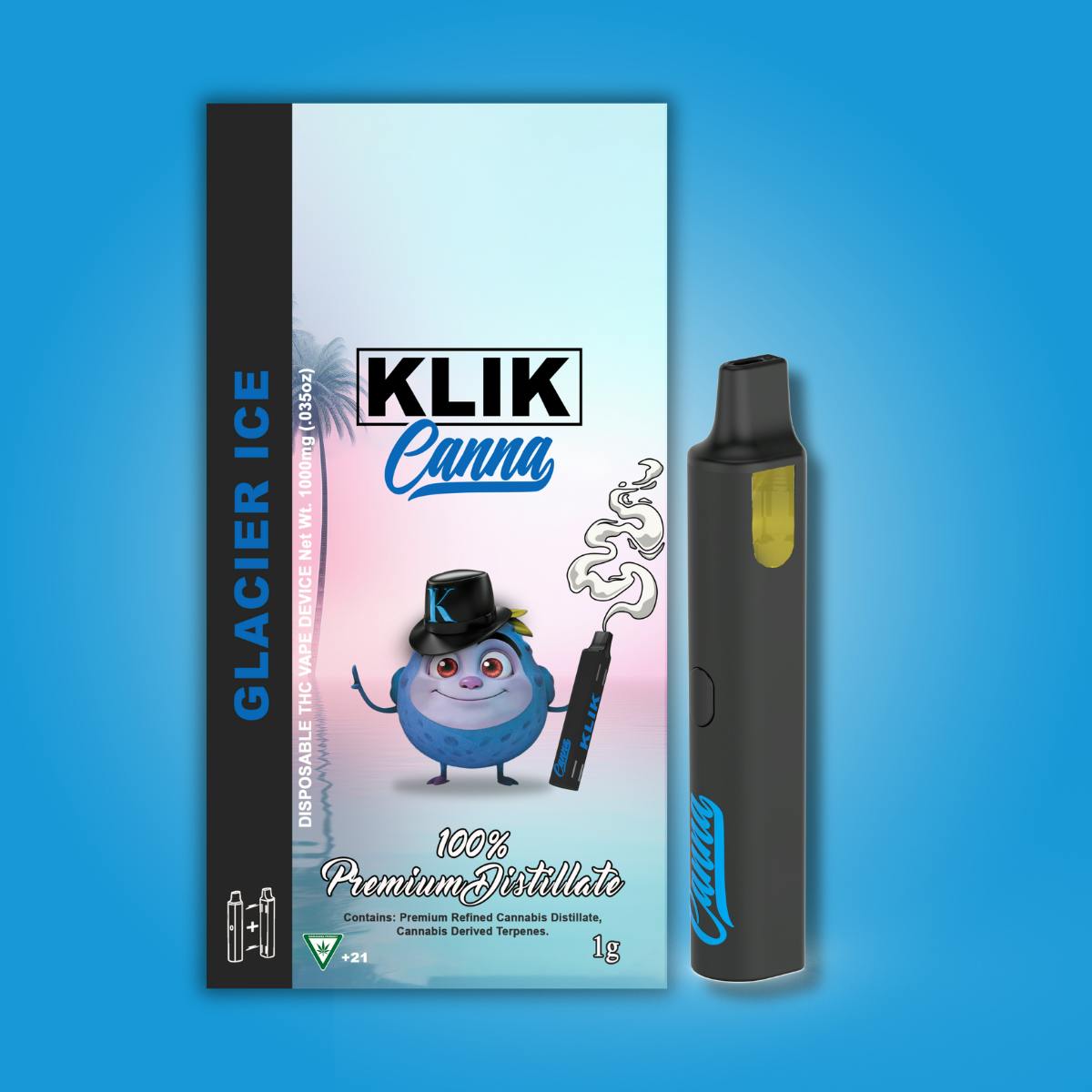 Klik 1g Disposable - Glacier Ice - Stash House | Weedmaps