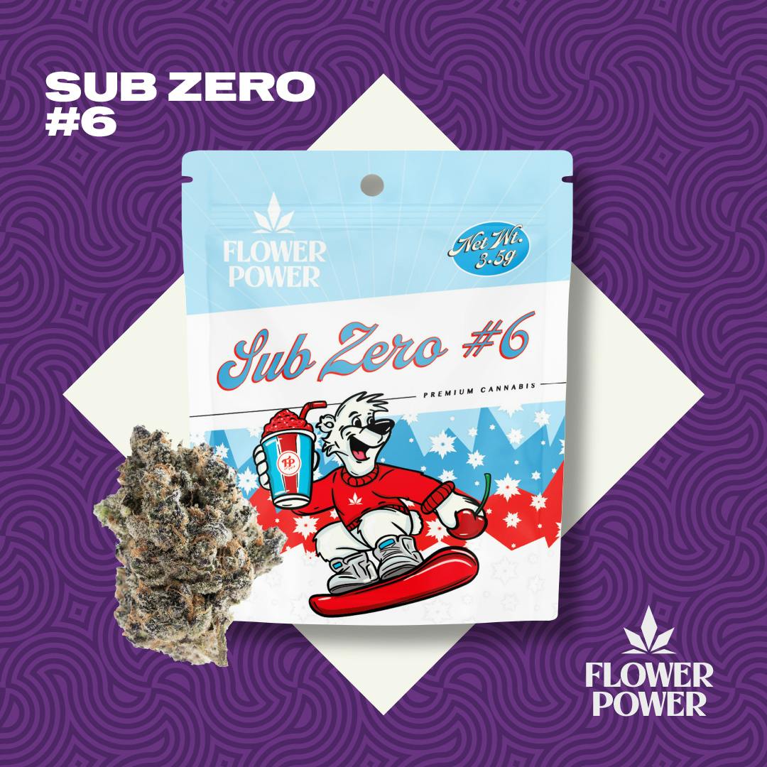 Sub Zero #6 3.5G Pre Pack - Flower Power Cannabis