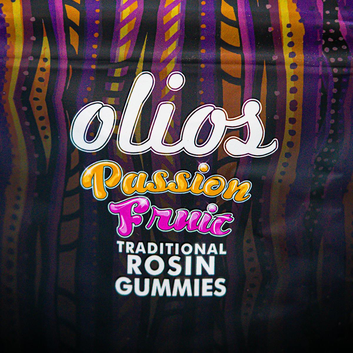 Passion Fruit Rosin Gummies 100mg - OLIO