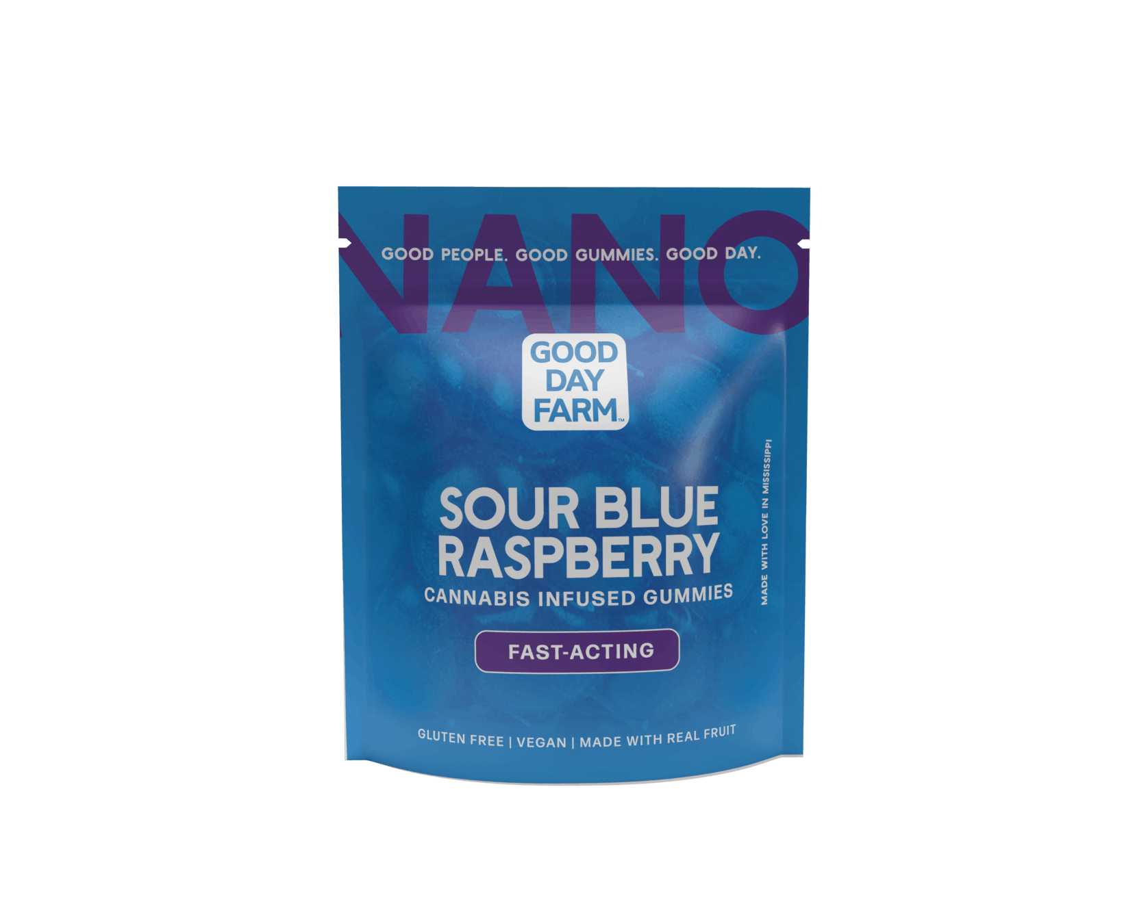 GDF: Fast-Acting Gummies | Sour Blue Raspberry | 100mg | 10pk ...