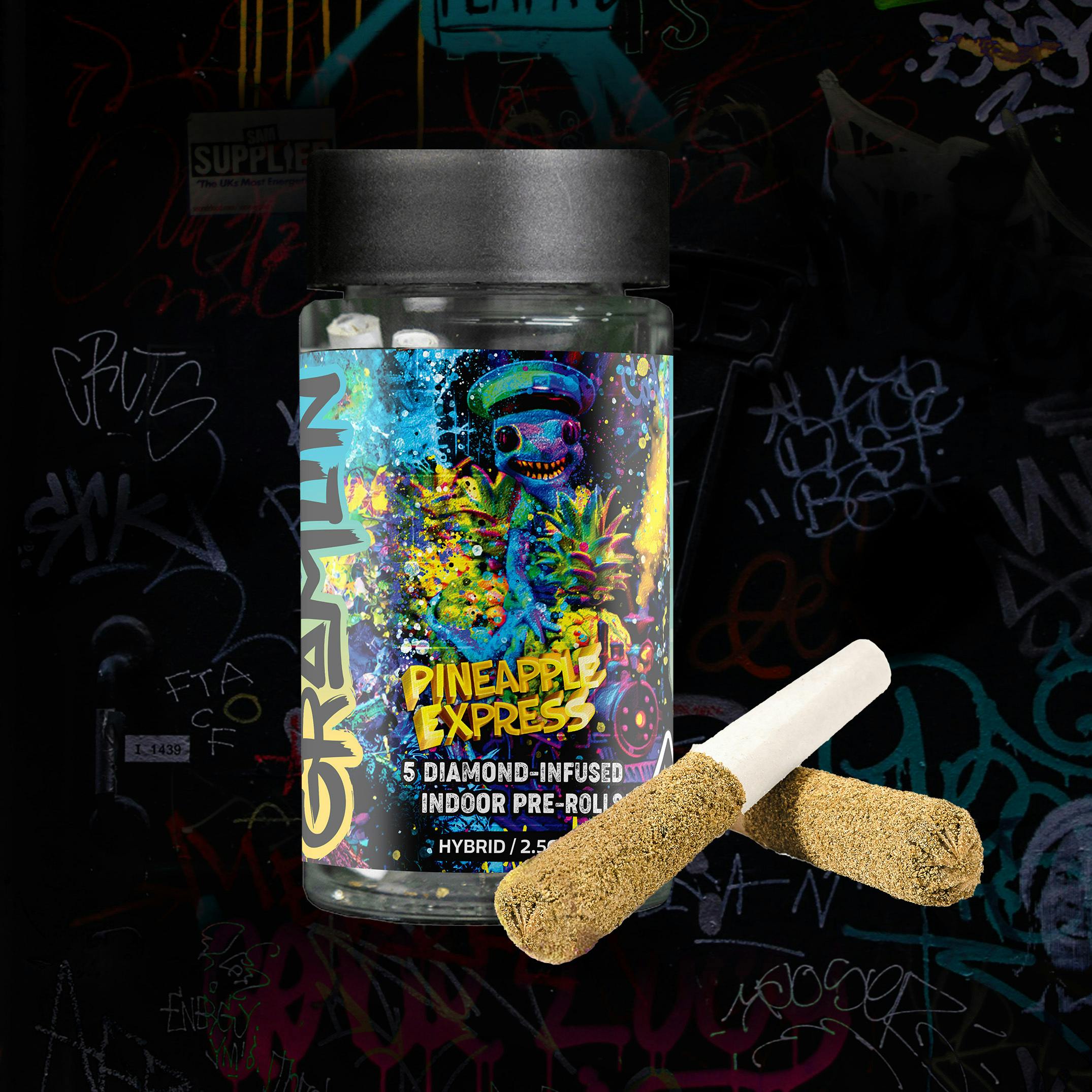 Pineapple Express 2.5g Infused Pre-roll 5-pk - Gramlin