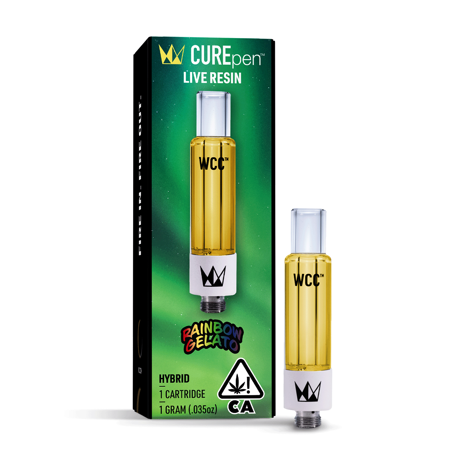 Rainbow Gelato Live Resin Cartridge - 1g - West Coast Cure
