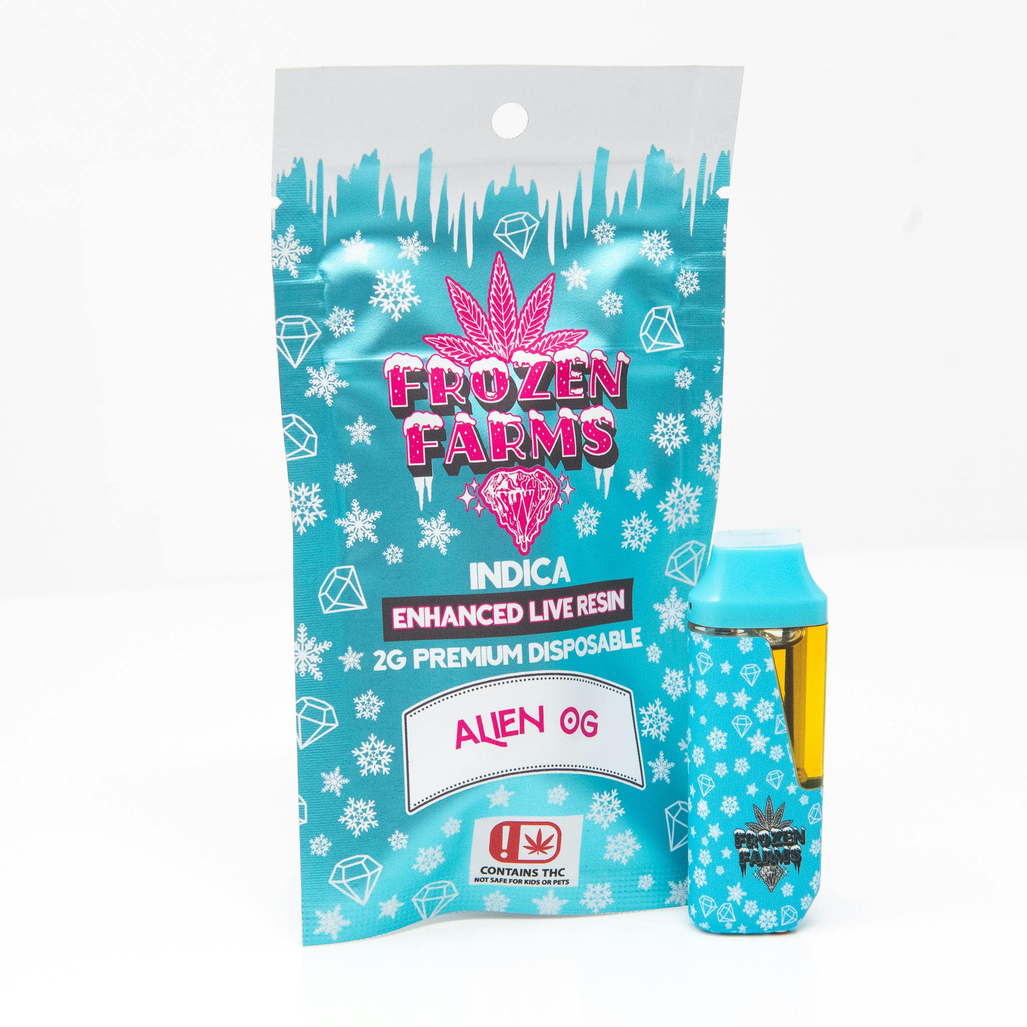 Frozen Farms 2G - Alien OG - Live Resin Disposable (INDICA) - Frozen Farms