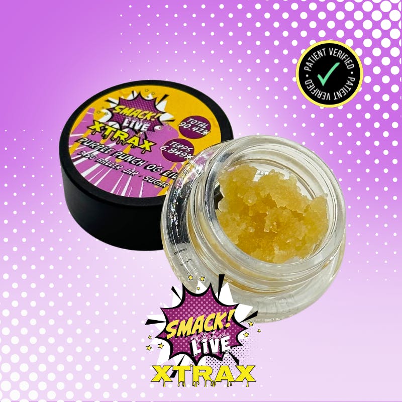SMACK! - 3.5g Baller Jar - Purple Punch OG Live - 710Trading