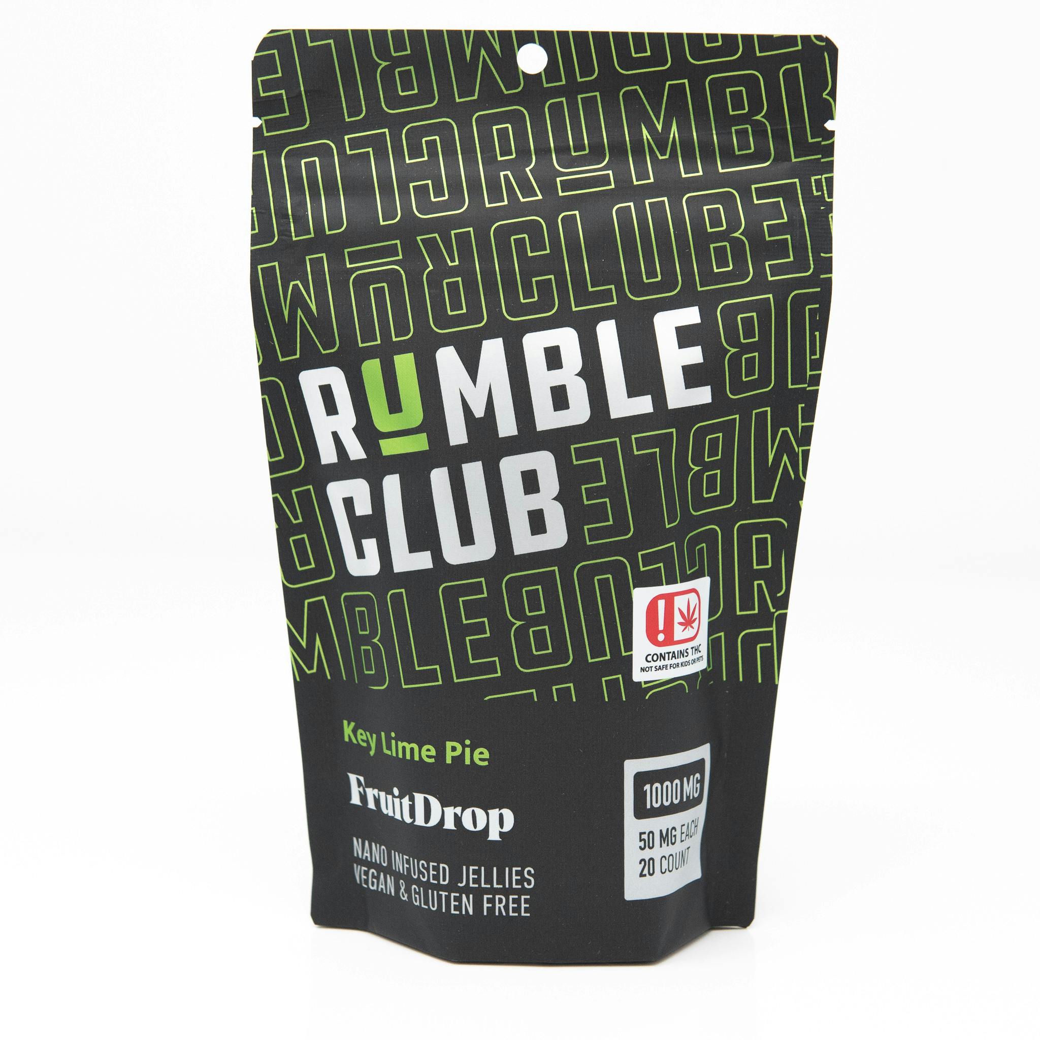Rumble Club - Nano FruitDrop - 1000mg - Key Lime Pie - Rumble Club