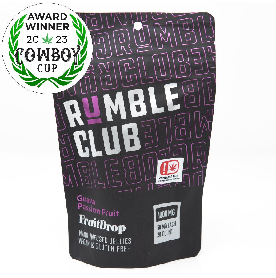 Rumble Club - Nano FruitDrop - 1000mg - Guava Passion Fruit - Rumble Club