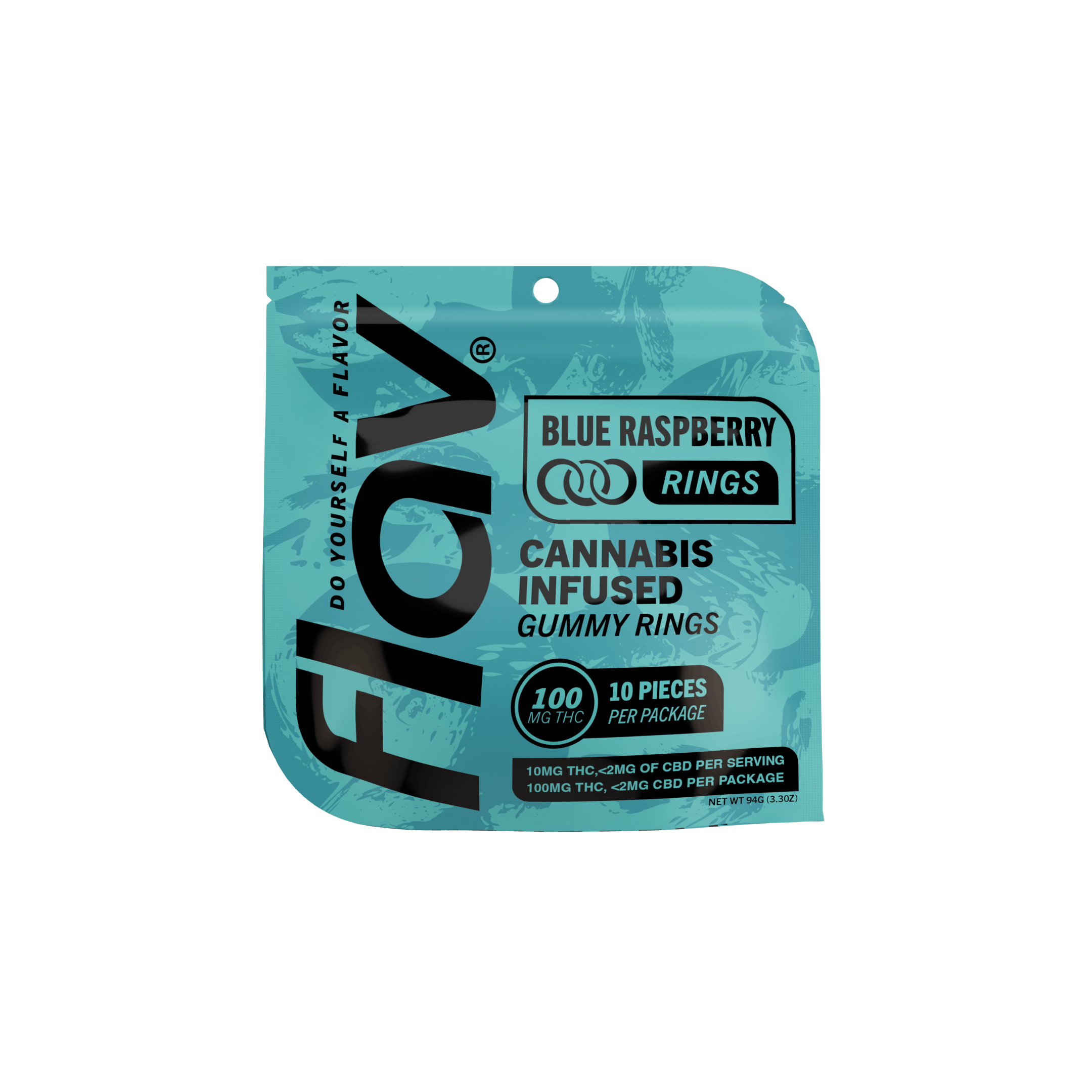 Flav - Rings - 100mg - Blue Raspberry - Flav