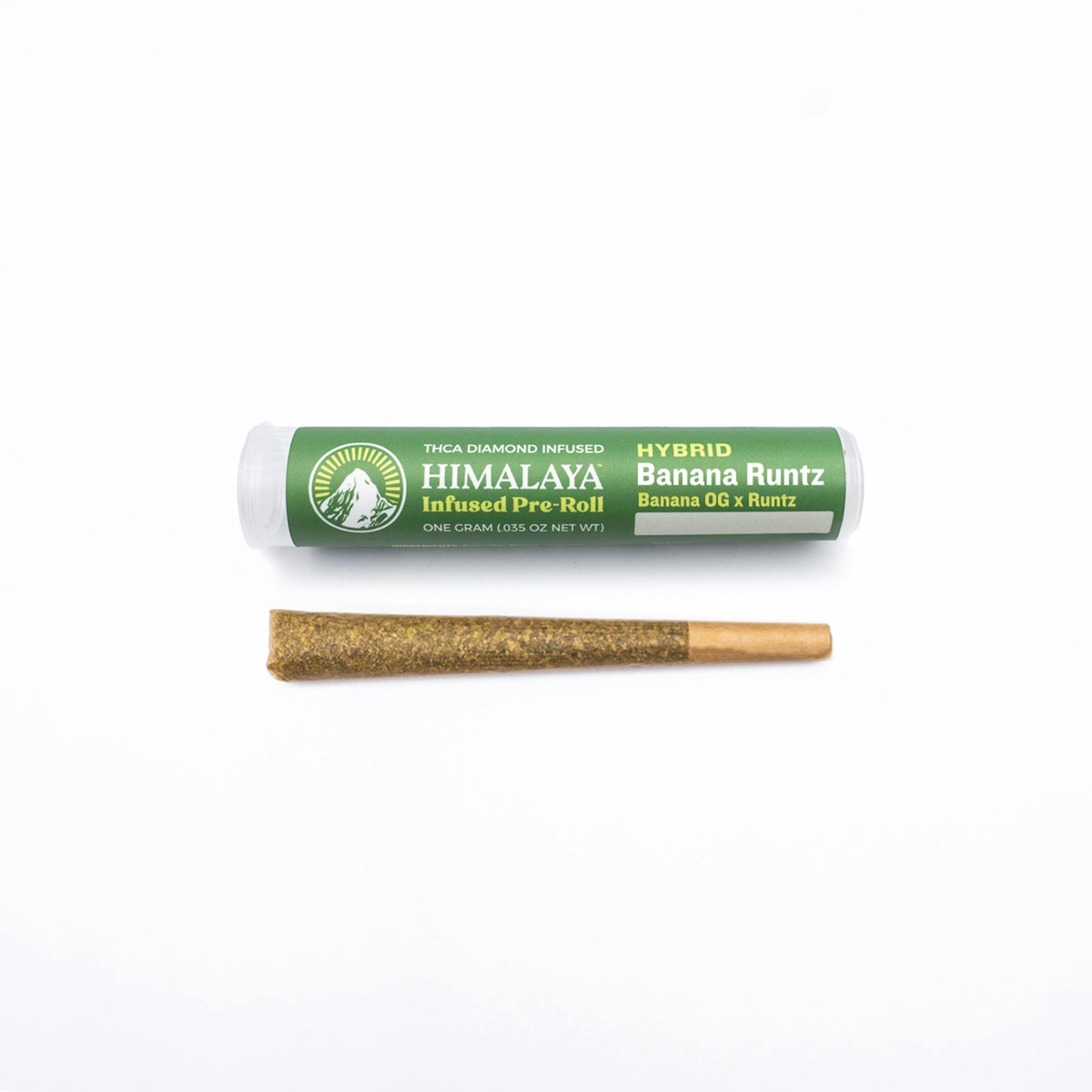 Banana Runtz - Infused Pre-Rolls - 1G - HIMALAYA