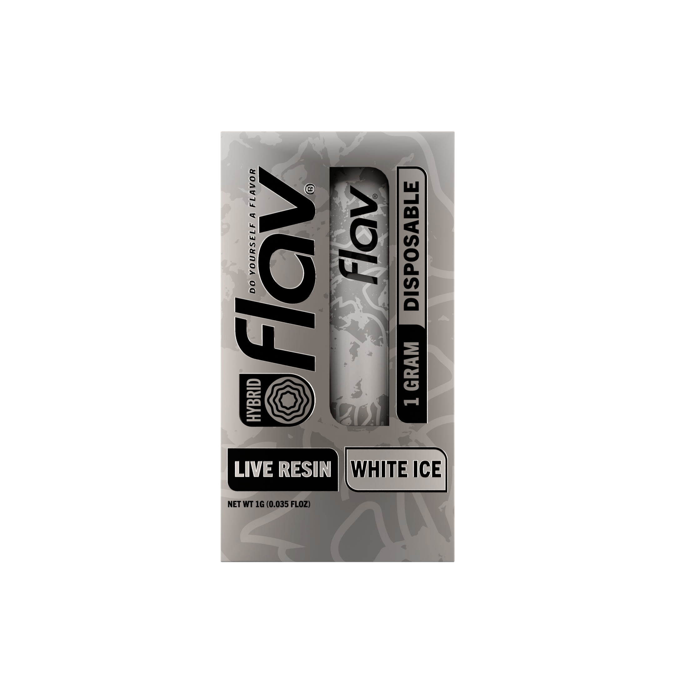 Flav - Live Resin Disposable - 1.0g - White Ice - Hybrid - Flav