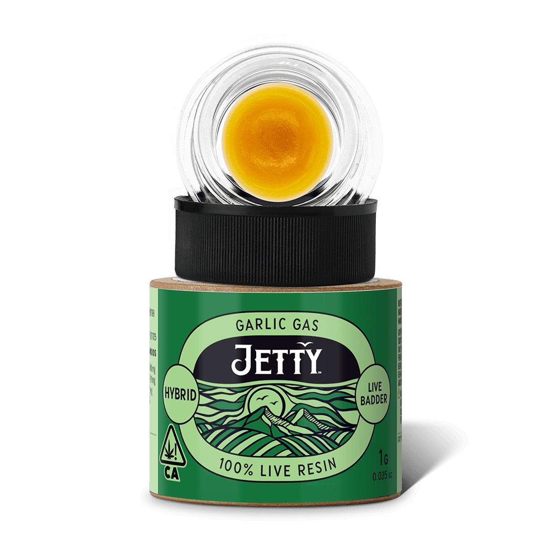 Garlic Gas Live Badder Concentrate 1g - Jetty Extracts