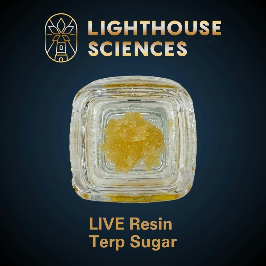 Terp Sugar (LIVE Resin) | Blue Boi | [.84g] - Lighthouse Sciences