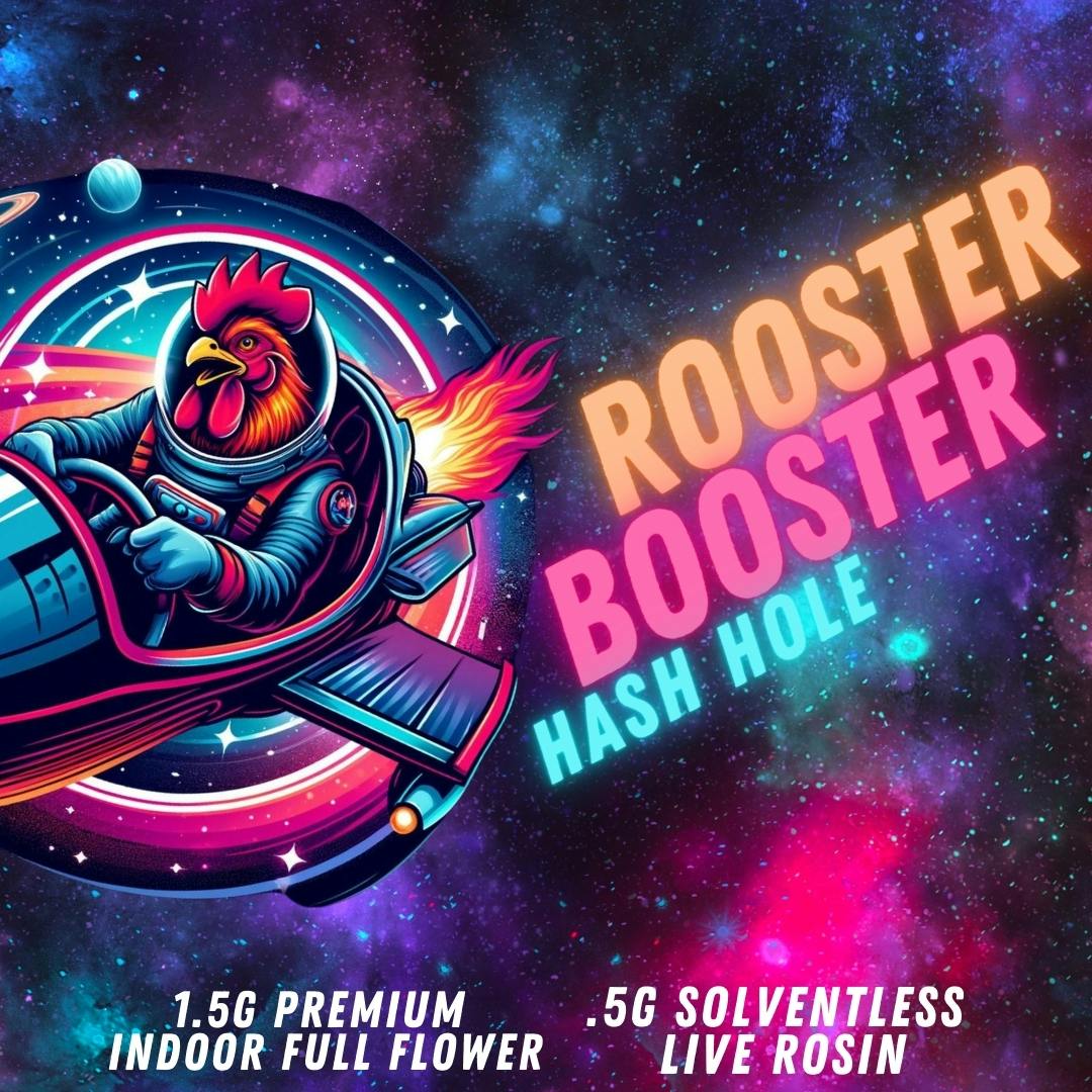 Rooster Booster Hash Holes - Gelato 41 x Slurty3 - Baked Chicken Farm