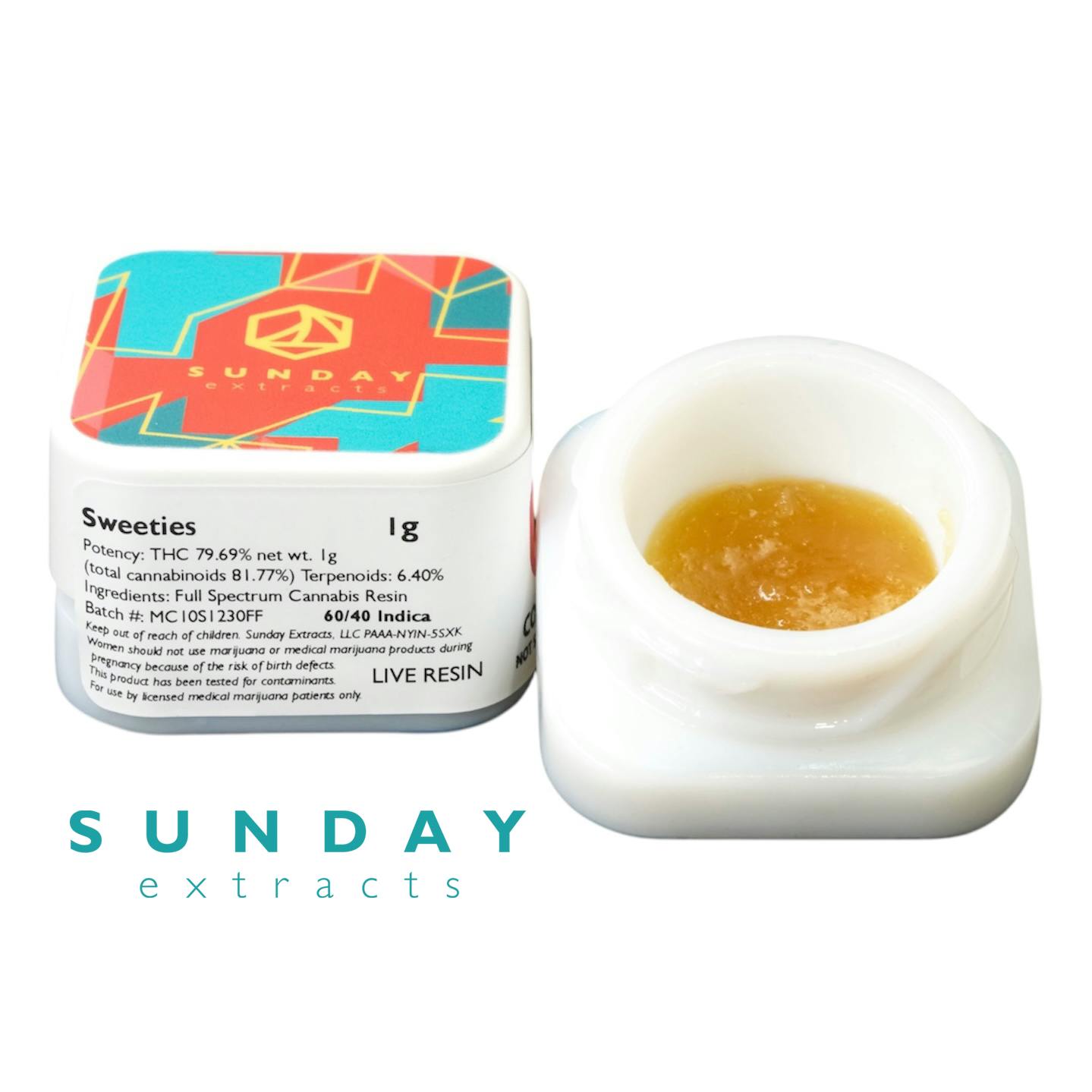 1g Concentrate Sweeties - Sunday Extracts